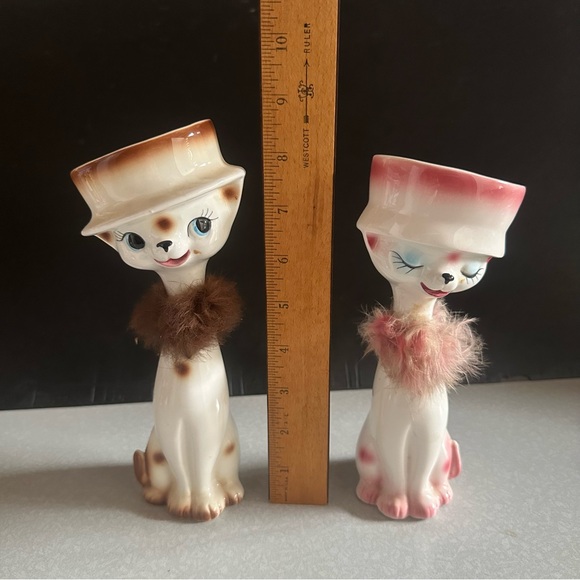 Accents | Kitsch Vintage Japanese Cat Figure Set | Poshmark